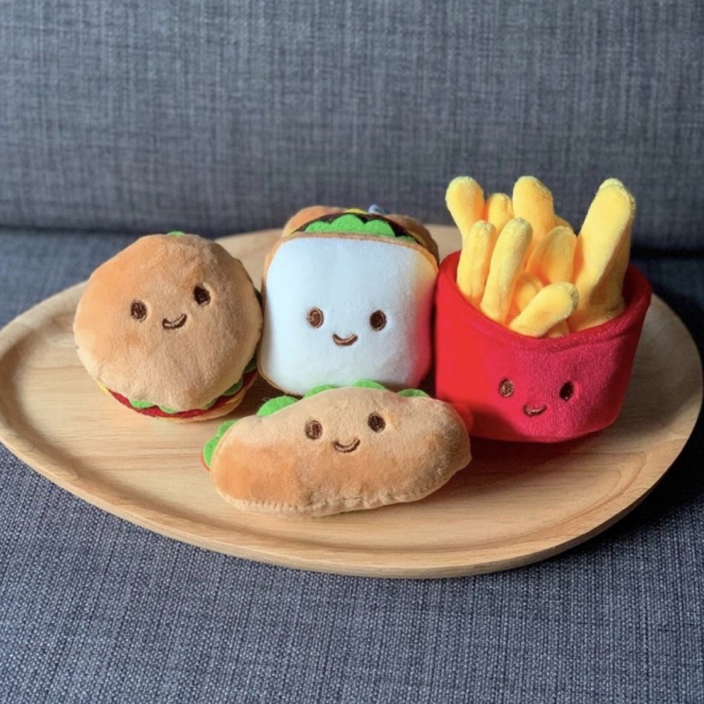 【INSTOCK】Adorable Fast Food Burger | Fries | Sandwich | Hotdog Bun Food ...