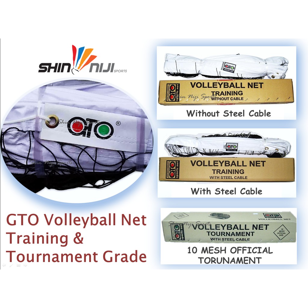GTO Volleyball Net ( Traiing and Tournament ) | Shopee Singapore