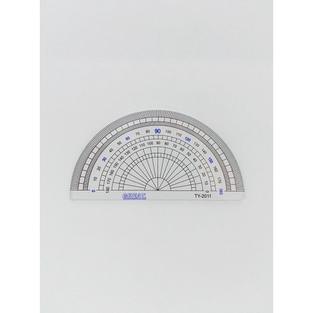 Protractor 180 Degree Semi Circle Protractor Ruler/Jangka Sudut ...