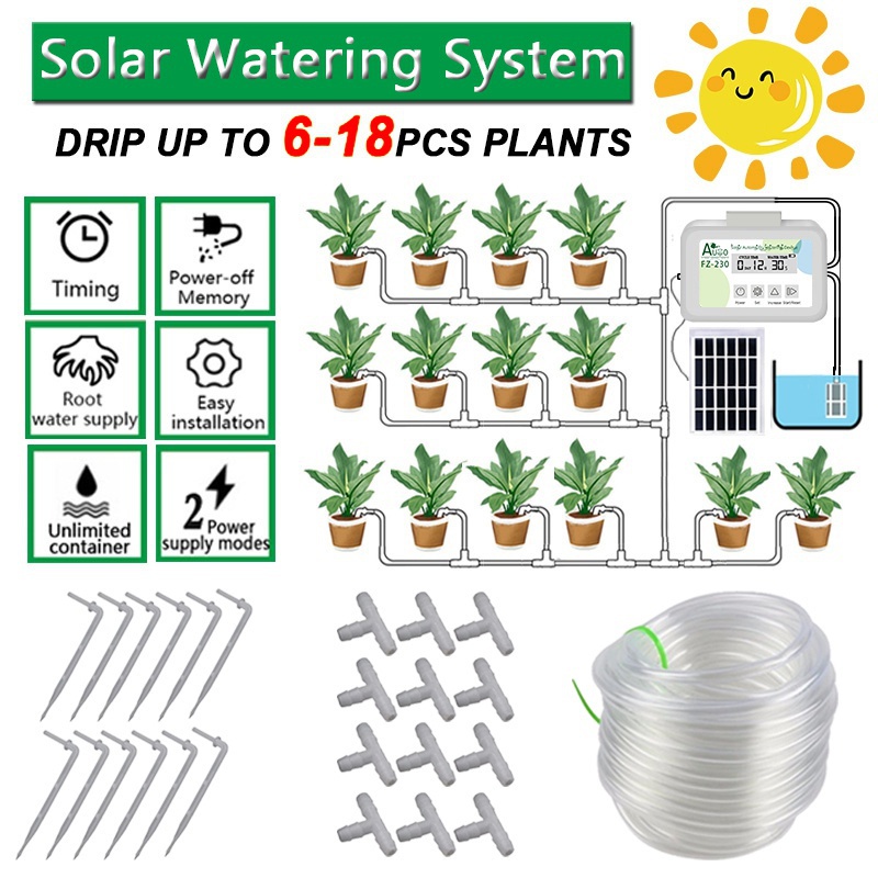 DIY Automatic Drip Irrigation Kit Self Watering System With Timer ...