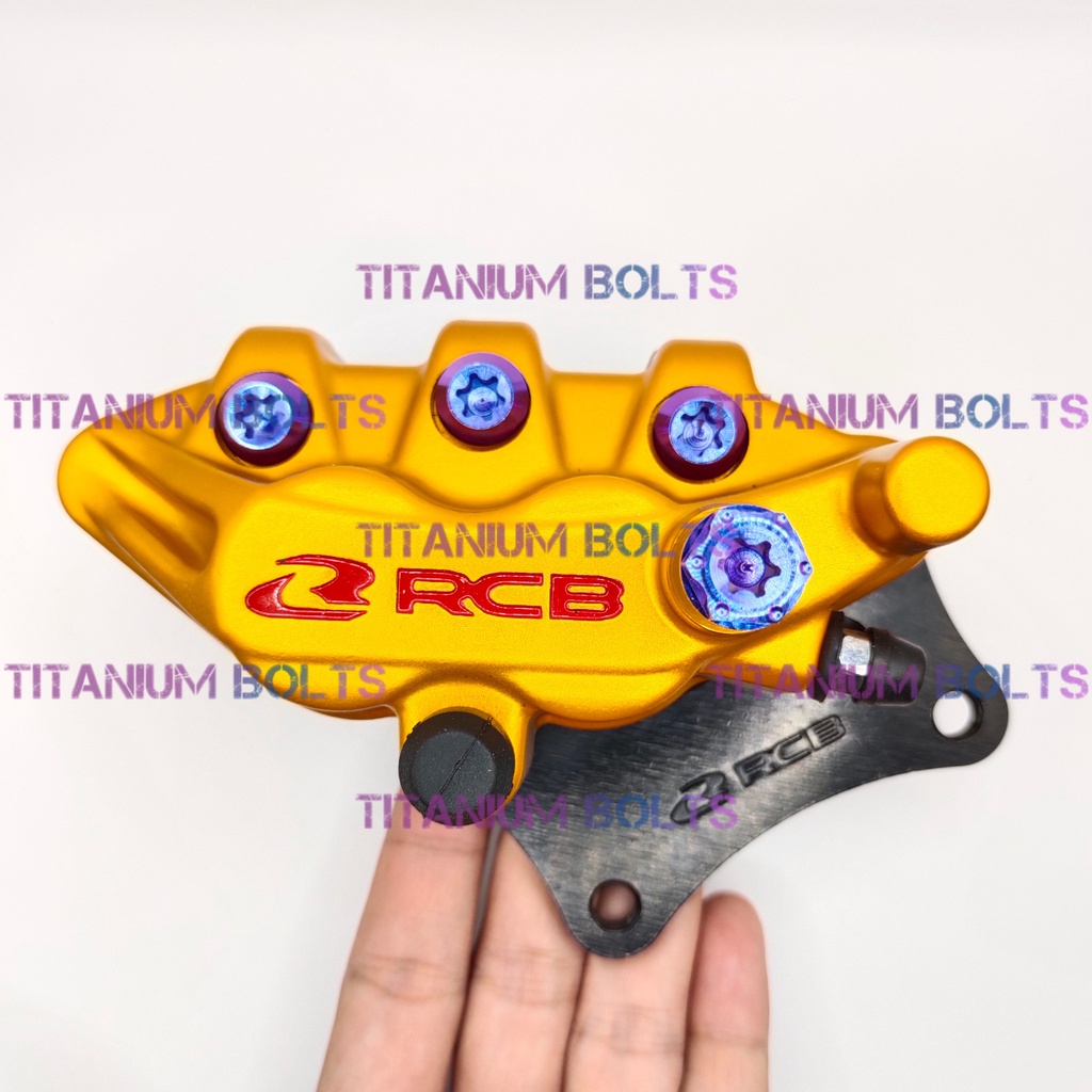 Rcb S Series Caliper Bolts Titanium Bolts GR5 RCB S Series S1 Caliper ...