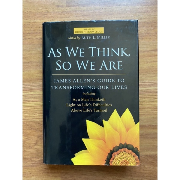 (Hardcover) As We Think, So We Are: James Allen's Guide to Transforming ...