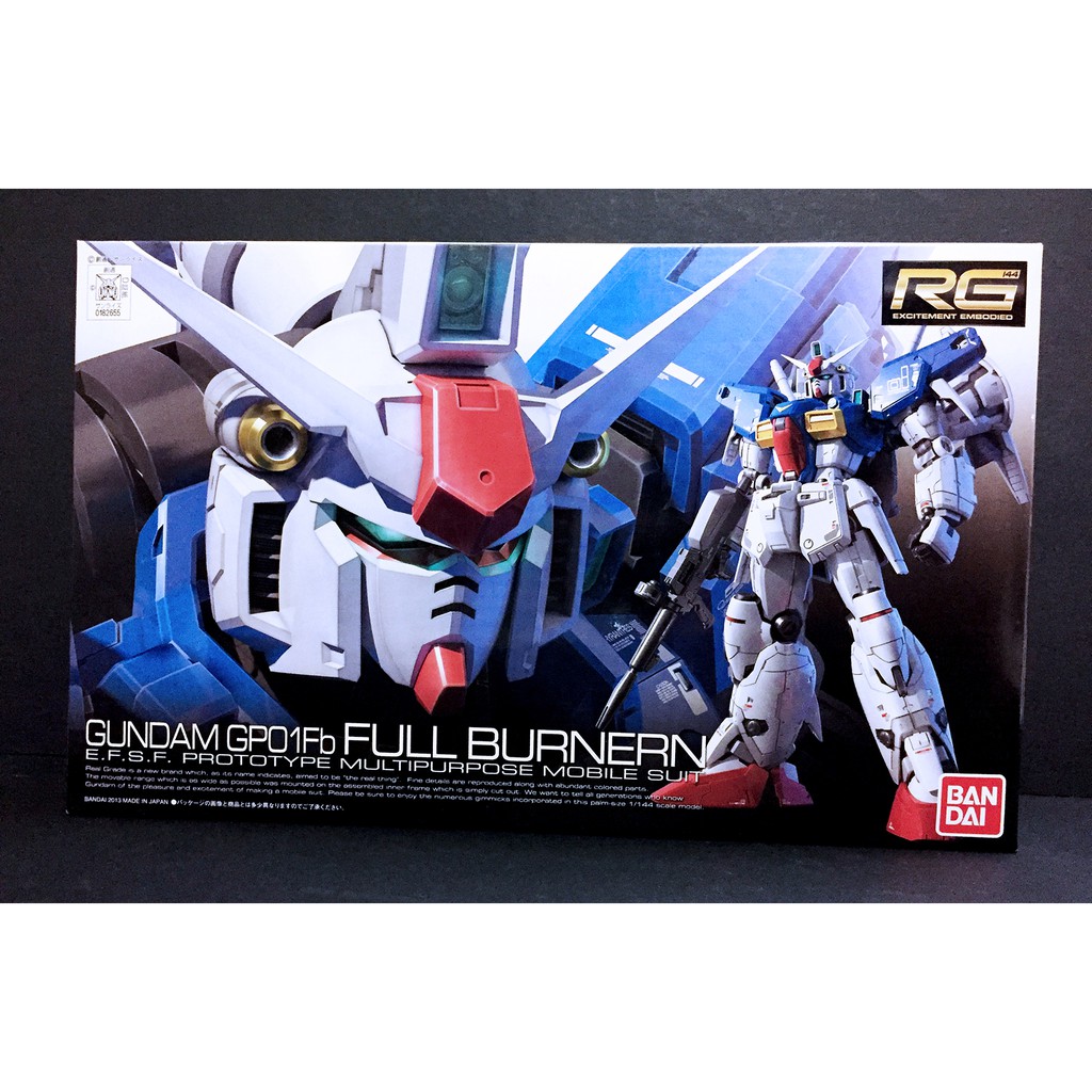 Bandai RG-13 1/144 RX-78 Gundam GP01Fb Full Burnern All-Round ...