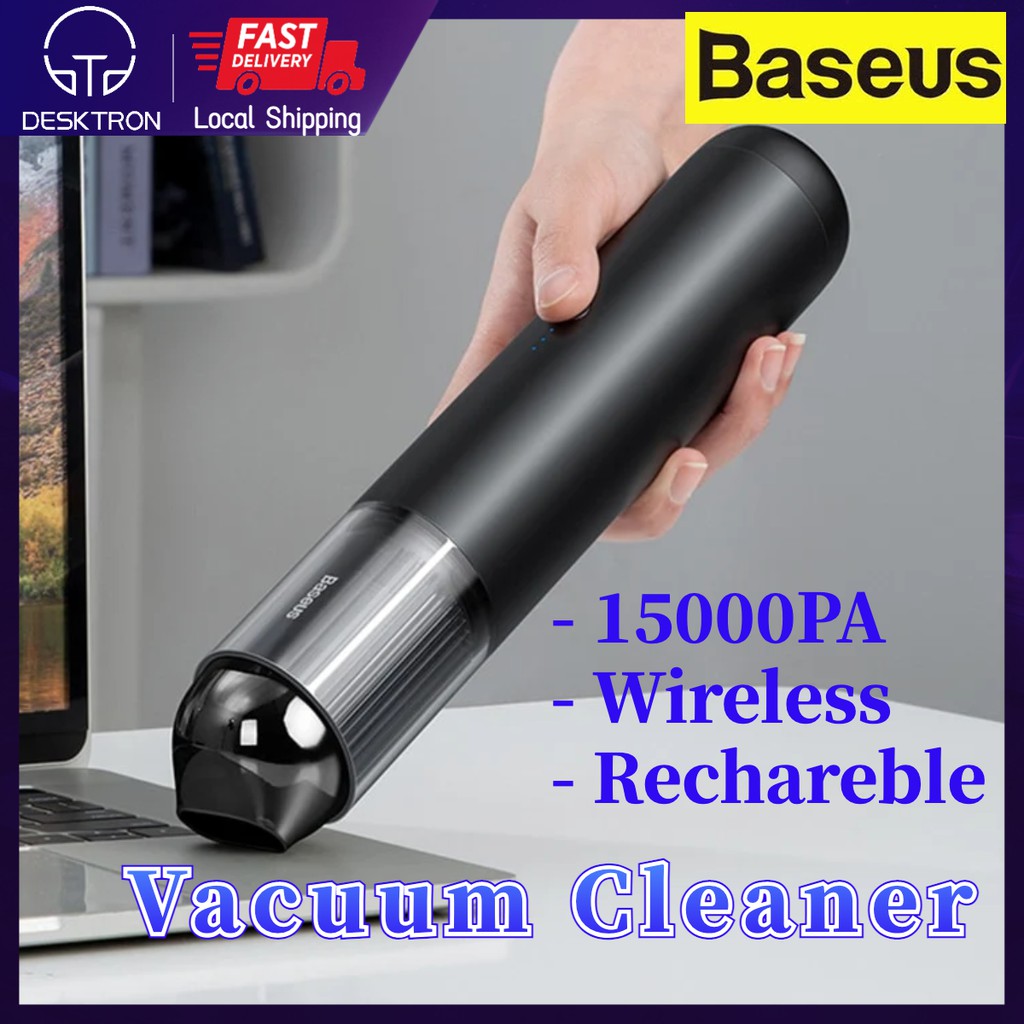 Baseus A3 Cordless Handheld Vacuum Cleaner, 15000Pa Suction Power ...