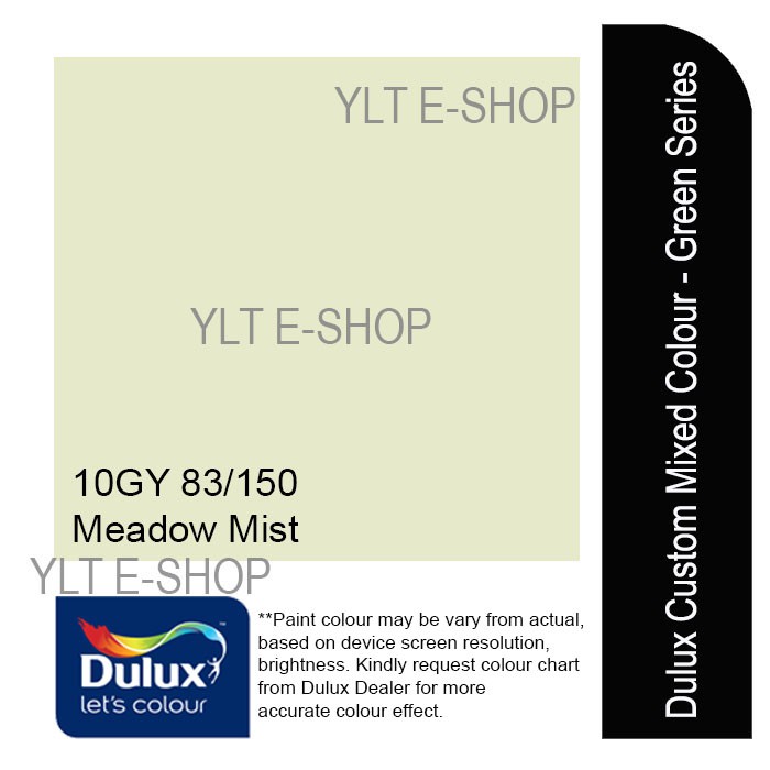 Dulux Inspire Exterior / Dulux Weathershield 1L - 10GY 83/150 Meadow ...