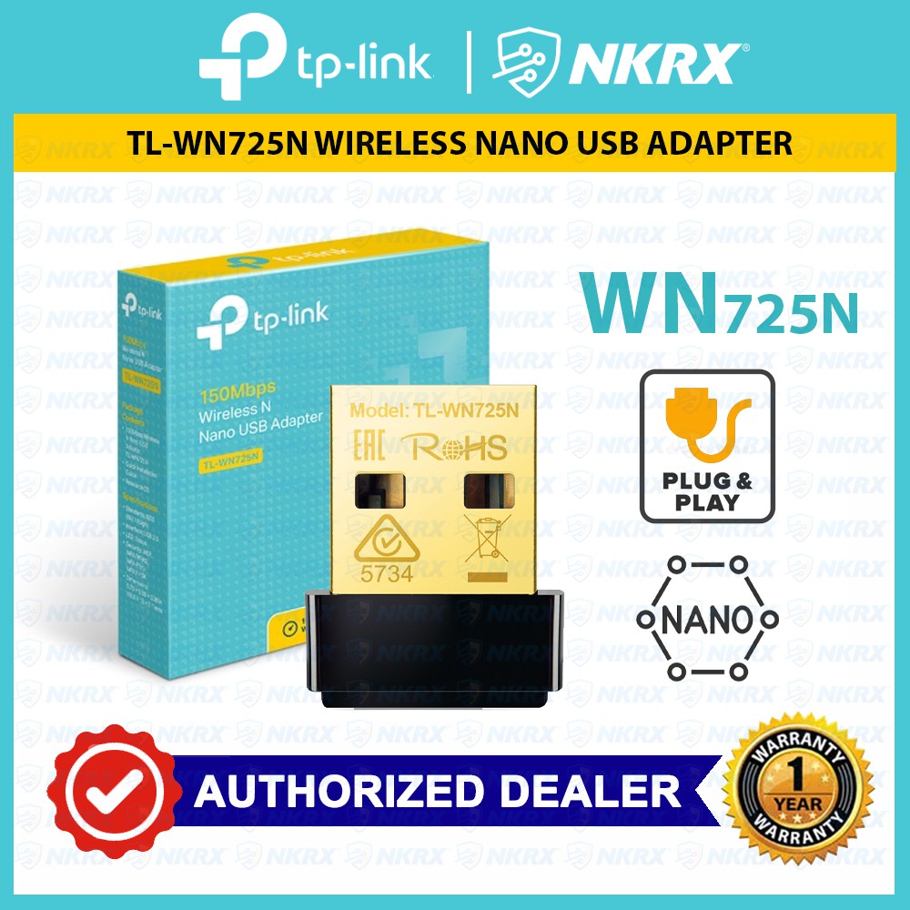 TP-Link TL-WN725N 150Mbps Wireless N Nano USB Adapter | WiFi Receiver ...
