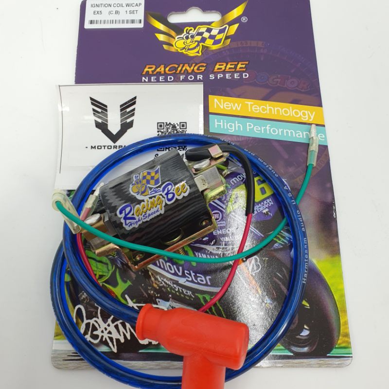 Ex5/Ex5Dream Racing Bee Racing Plug Coil With Cap Racing Carbon ...