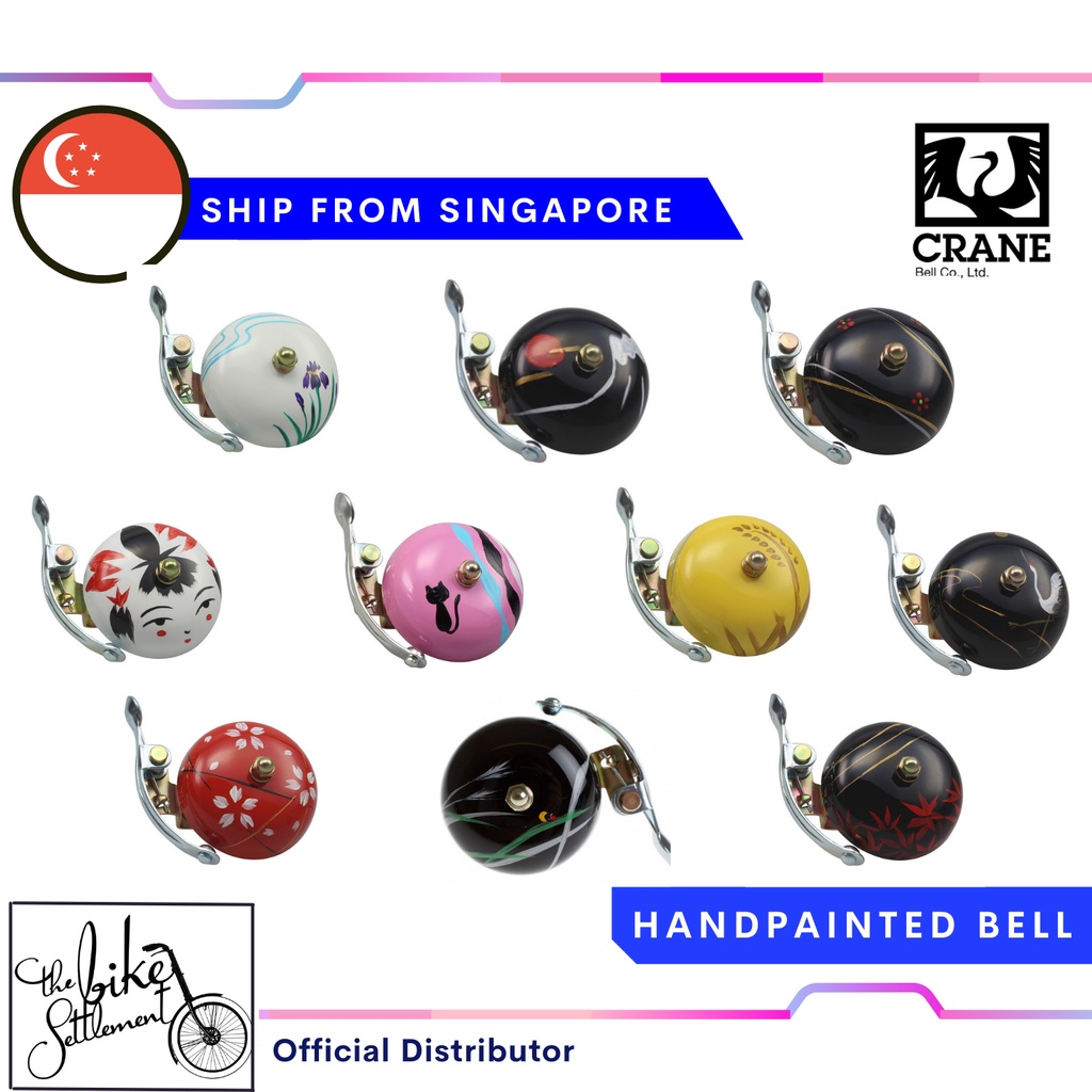 Crane Bell Japan Hand-painted Bicycle Suzu Bell | Shopee Singapore
