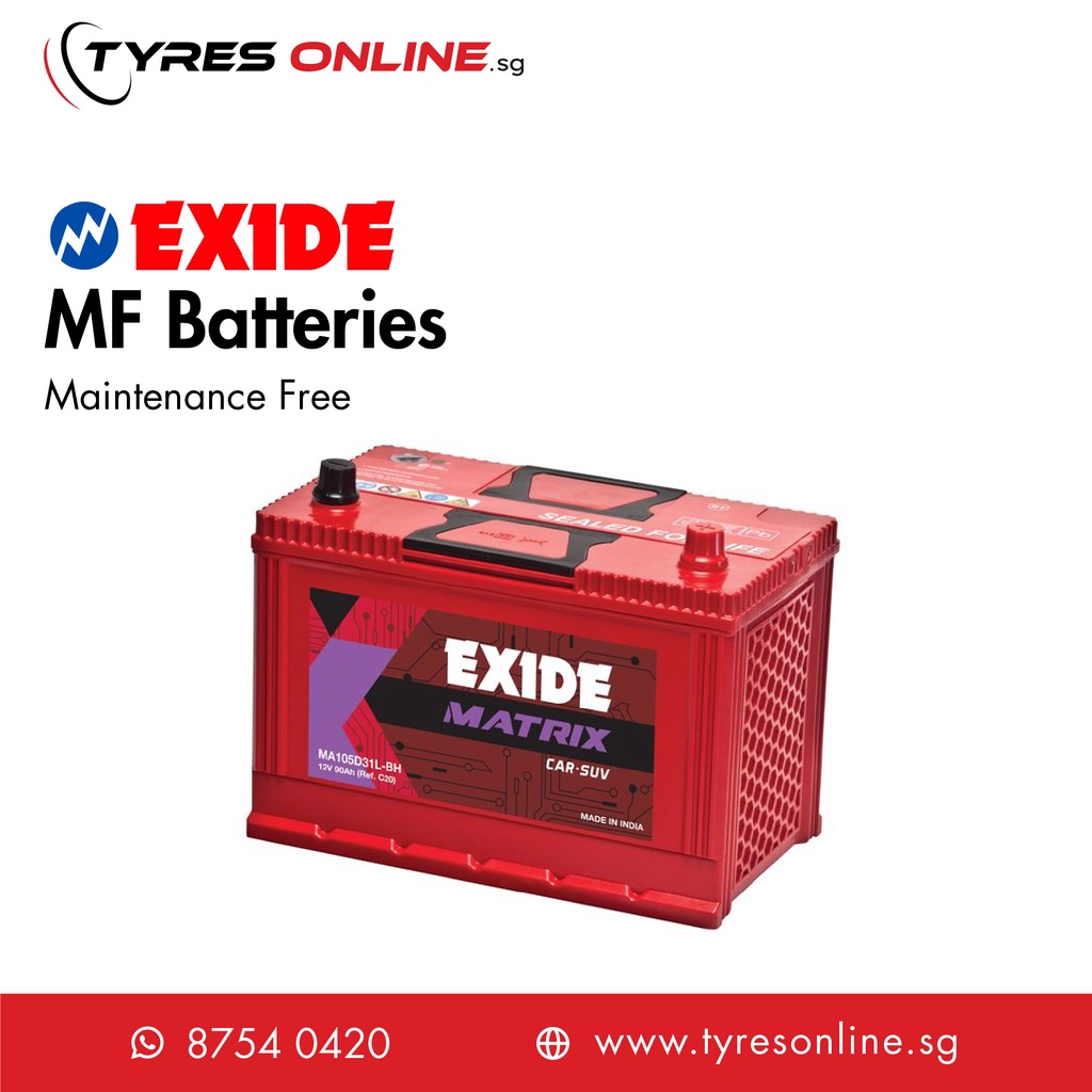 Exide Maintenance Free / Ignition Start Stop (ISS) / Start Stop (EFB) Battery | Shopee Singapore