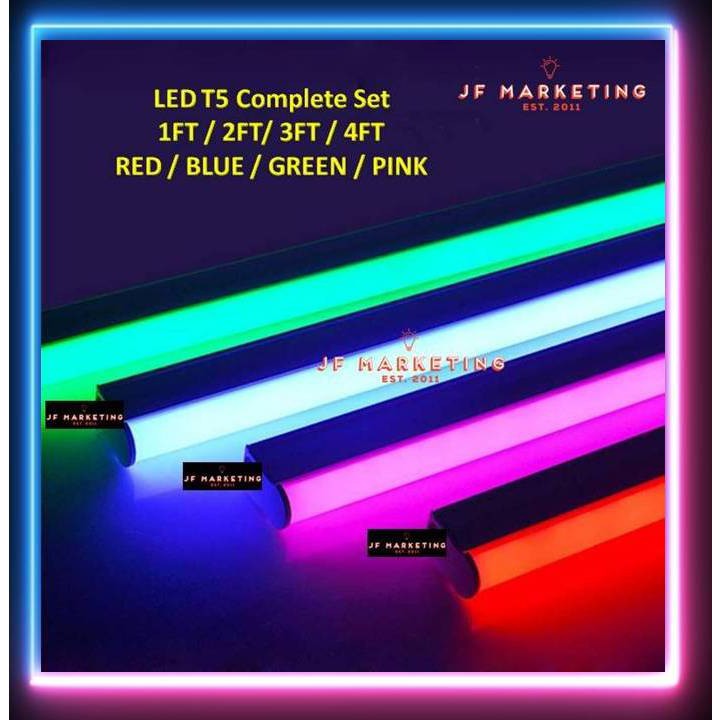 T5 LED TUBE LIGHT COLOUR (PURPLE) / 4FT, 3FT, 2FT, 1FT | Shopee Singapore
