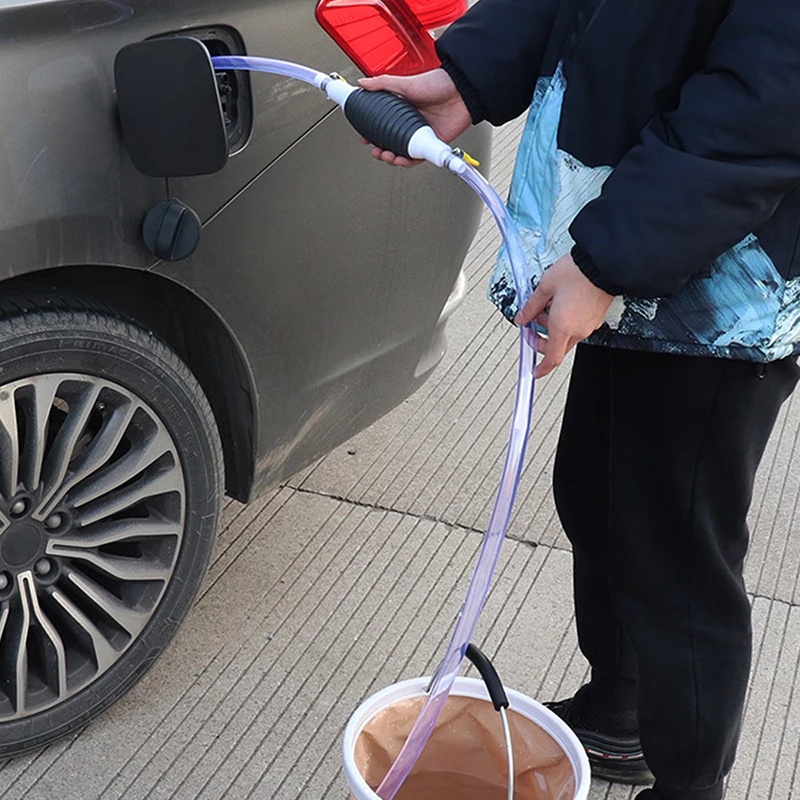 KIPRUN Universal Hand Gas Oil Pump Car Fuel Pump Manual Suction Pipe ...