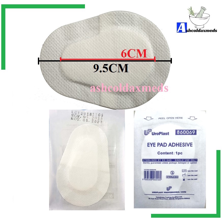 Uroplast Steile Adhesive Eye Pad (860069) 1's EXP03/2030 | Shopee Singapore