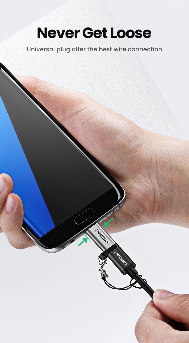 UGREEN Micro USB Male to Type C Female Adapter | Shopee Singapore