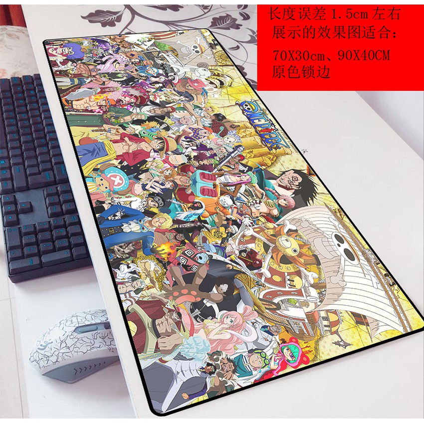 Anime One Piece Mouse Pad Large 900 X 400 mm Luffy Sauron | Shopee ...