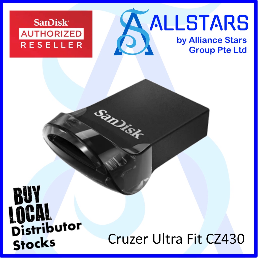 (ALLSTARS : We are Back Promo) SANDISK CZ430 ULTRA FIT USB3.1 FLASH ...