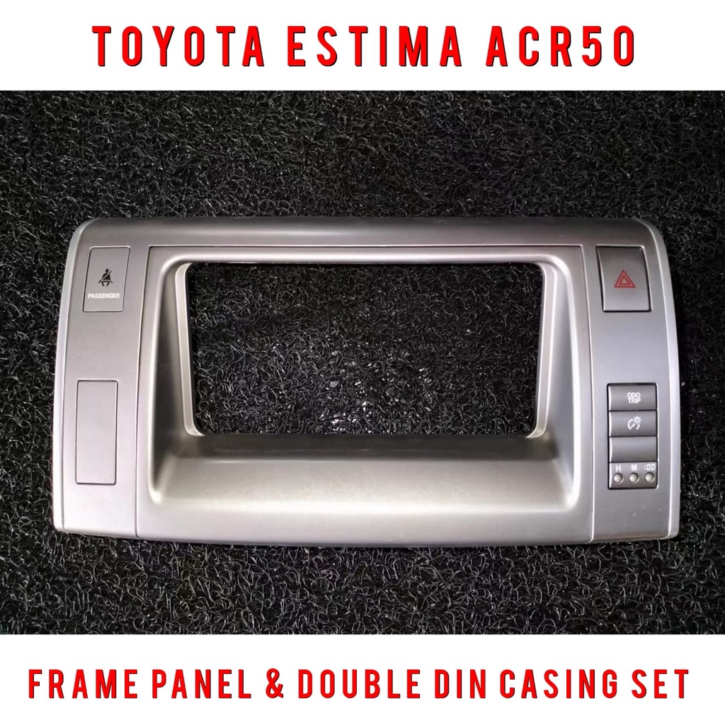 Toyota Estima ACR50 Frame Panel With Double Din Casing Set ( Defect ...