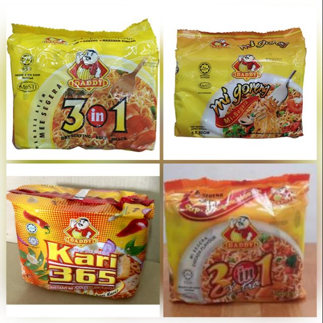 POST EVERYDAY DADDY MEE 5 PACKS (爹地面 5 包装) | Shopee Singapore