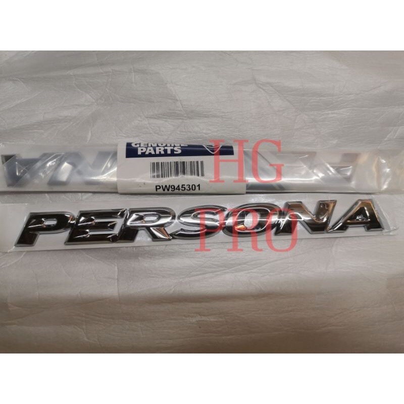 Persona Persona VVT 2019 rear bonnet boot Persona emblem logo | Shopee ...