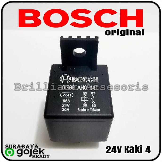 Ready Bosch Original Relay - 24v Leg 4 - Horn Relay / Lamp 24v ...