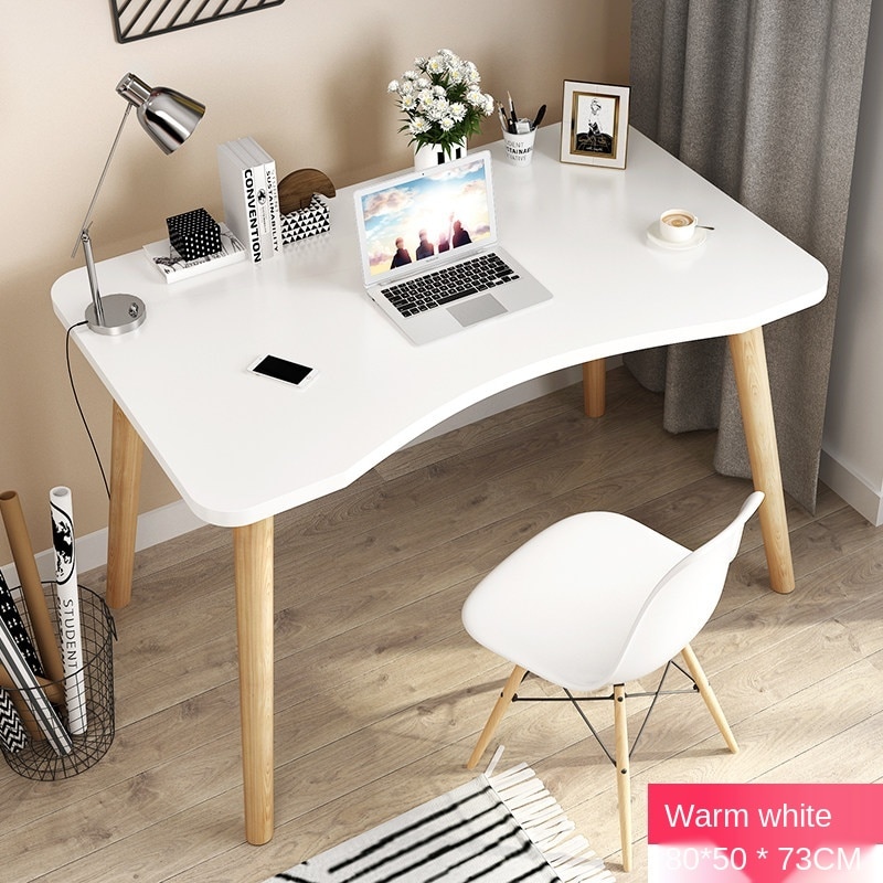 HOMELY Nordic Desk Computer Desk Modern Simple Desk Table Writing Desk ...
