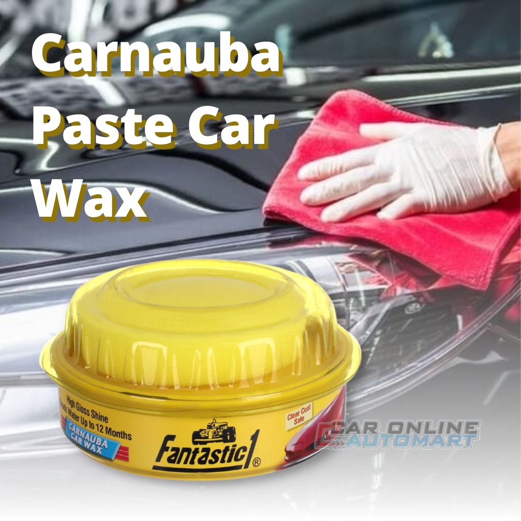 Carnauba Car Wax & Wash Paste High Gloss Shine Scratch Dust Remover ...