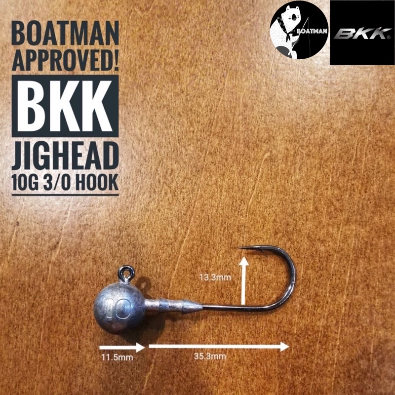 Boatman BKK jig head 20pcs pack hook | Shopee Singapore