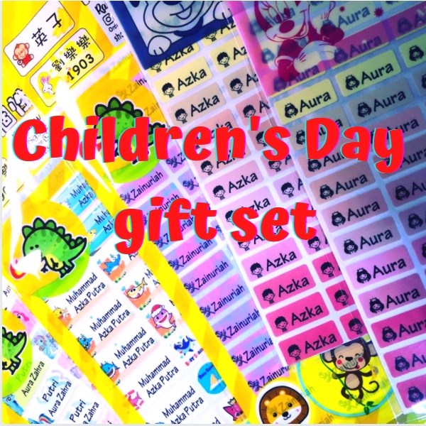 Personalised name stickers | M sizes available, Childrens Day, Teachers ...