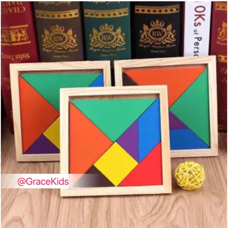 Portable Wooden Children Puzzle Intelligence Puzzle Toy | Shopee Singapore