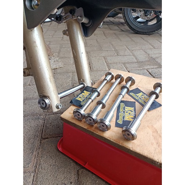 Ninja front axle D-Tracker pnp drum MP / gl/Tiger / Supra (stenlis ...