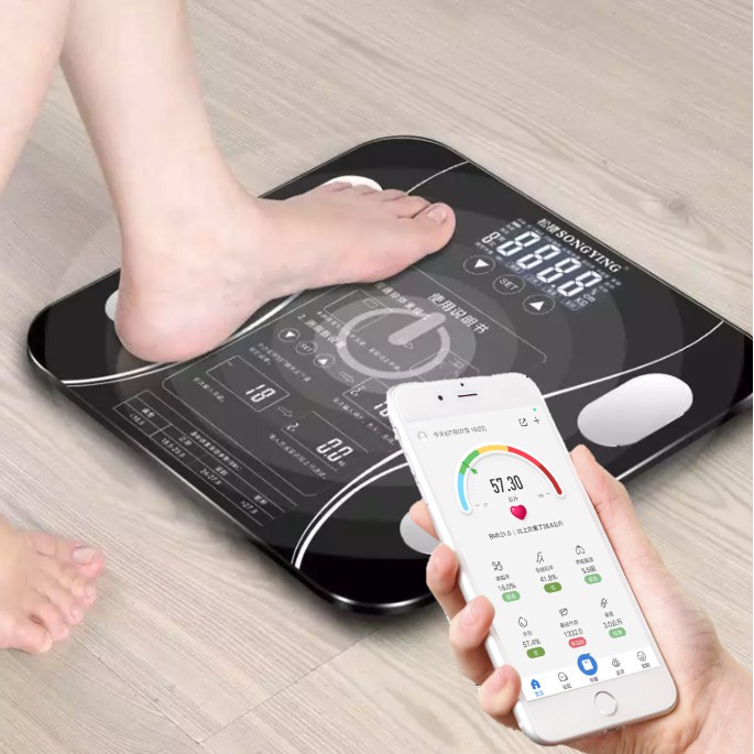 80 in 1 Smart Body Fat Analyser Weighing Device Digital Scale Android ...
