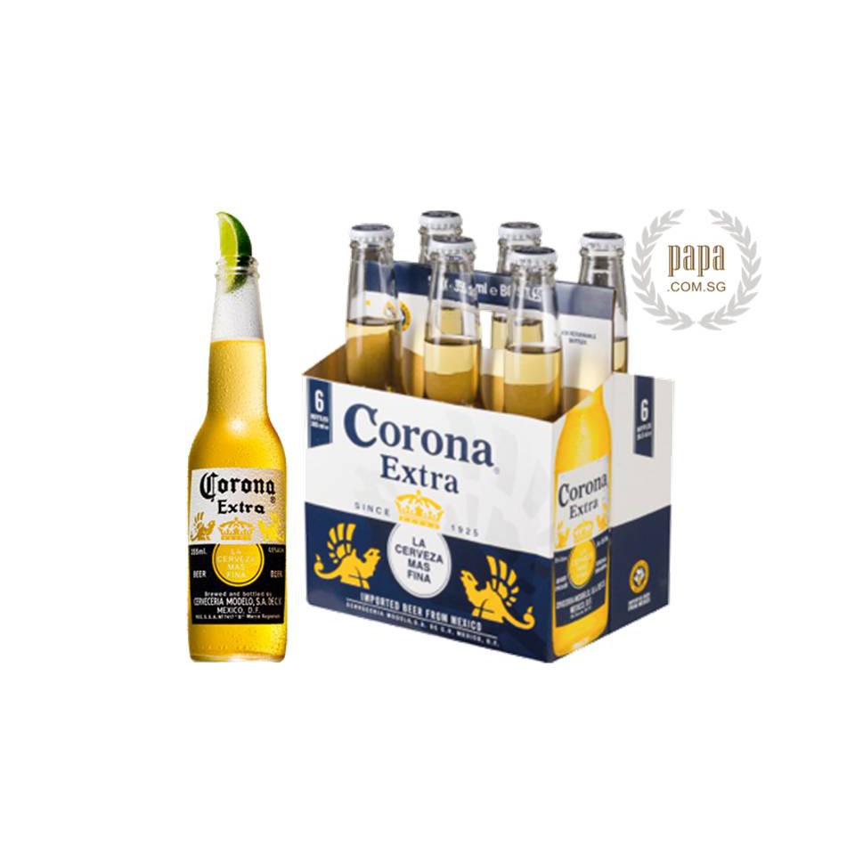 Corona Extra 6 Pack Deal - 4.5% ABV (6 x 355ml Bottle) BBD Feb 2025 | Shopee Singapore