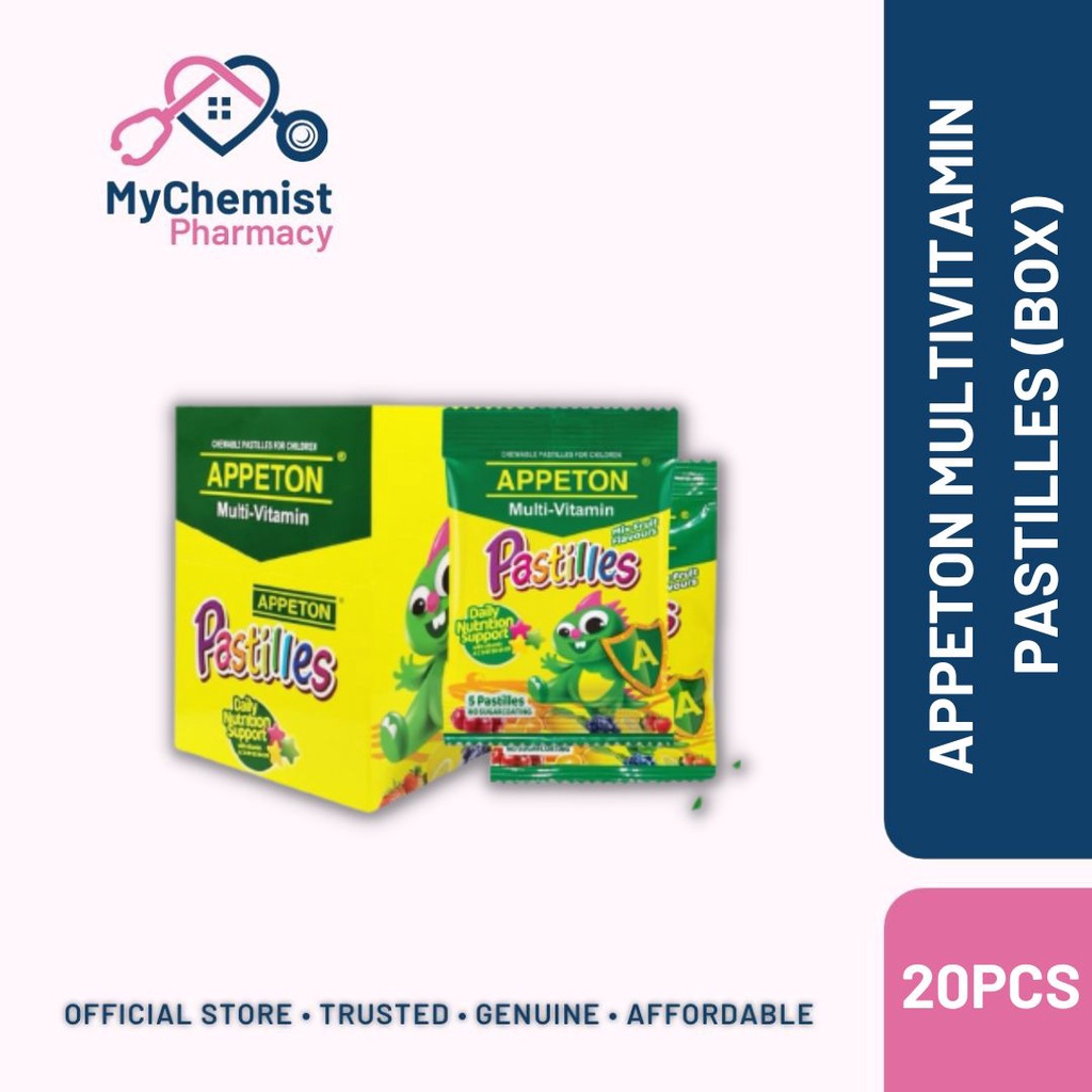 Appeton Multivitamin Pastilles 20 Packets (Box) | Shopee Singapore