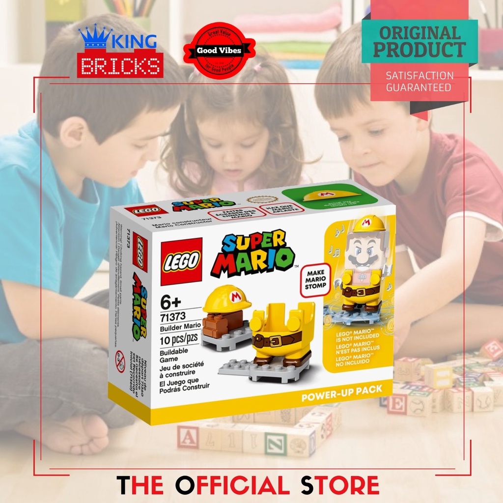 Lego Original SUPER Mario 71373 Builder Mario Power-Up Pack - Nintendo ...