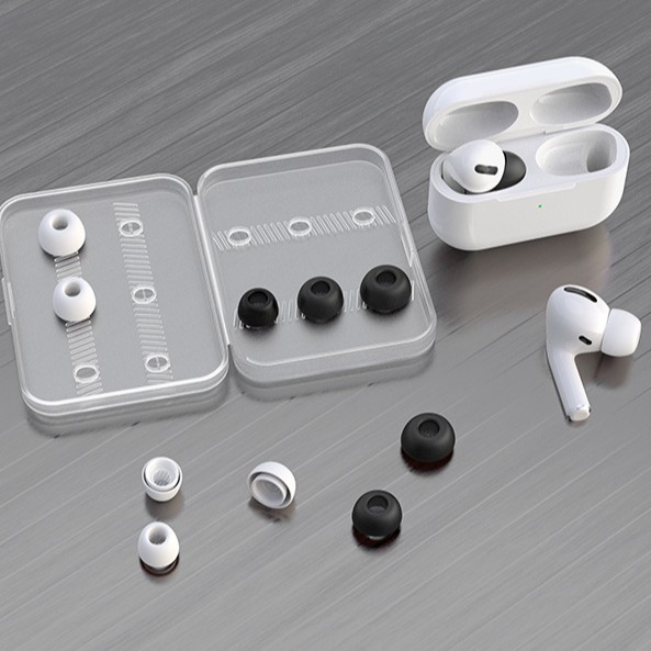 NEW BEE Memory Foam Ear-tips with Storage box Silicone Earmuffs for ...