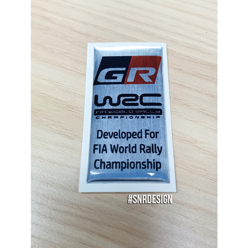 GR Gazoo Racing - Emblem (Resin Coating Epoxy) | Shopee Singapore