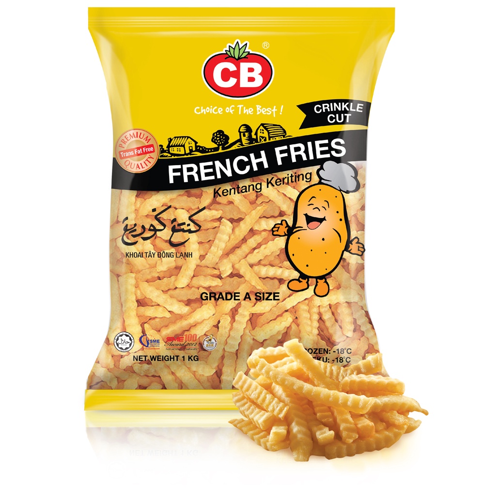 CB French Fries Crinkle Cut (1Kg) | Shopee Singapore
