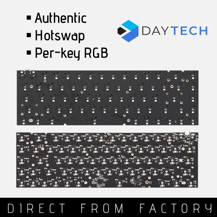 KBDfans DZ65 V3 PCB RGB Hotswap 65% layout 68 keys for TOFU65 | Shopee ...