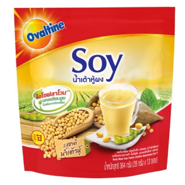 Ovaltine SOY Milk Instant Calcium Soy Milk Powder 28gx13 364g | Shopee Singapore