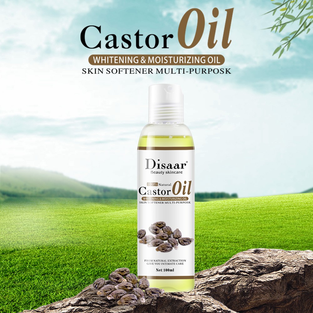 DISAAR 100% NATURAL CASTOR OIL (100ML) | Shopee Singapore