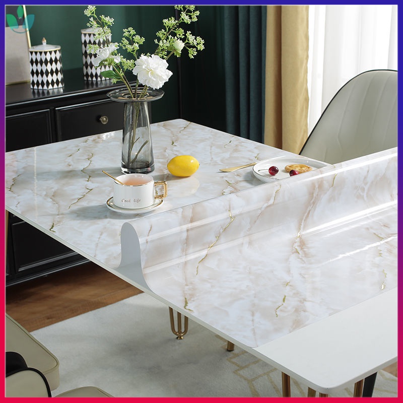 Transparent Thick Plastic Table Cover sheet Protector Square Top Pvc ...