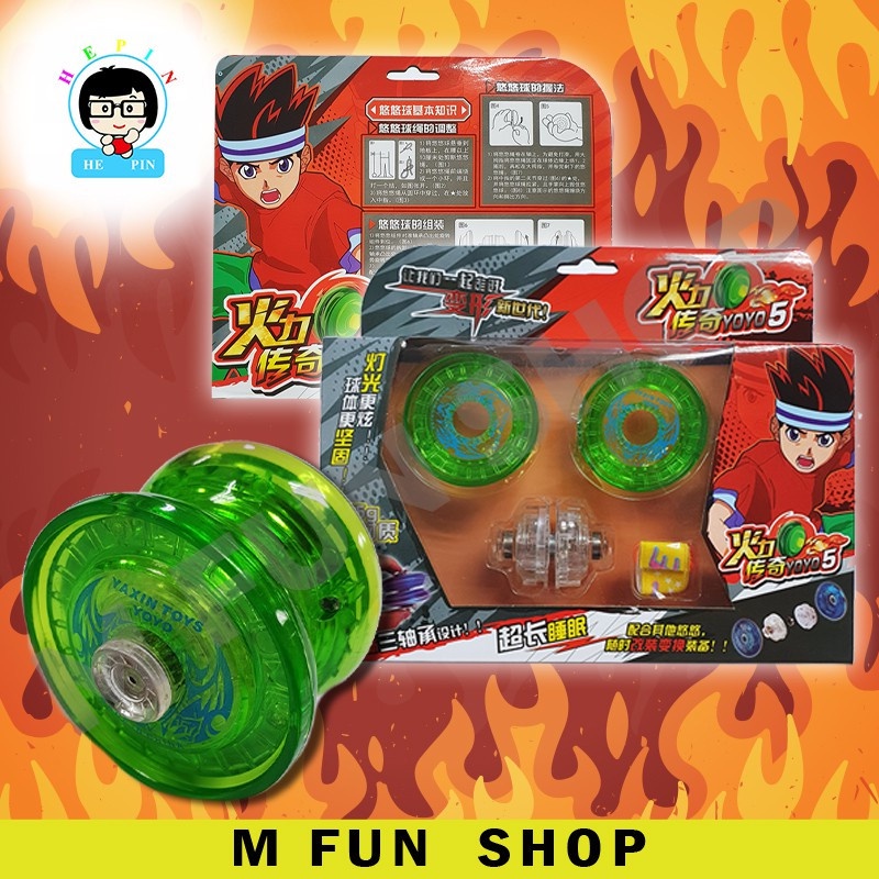 Super Legend Yoyo 5 Dazzle High-speed Yo-Yo (No.6008) | Shopee Singapore