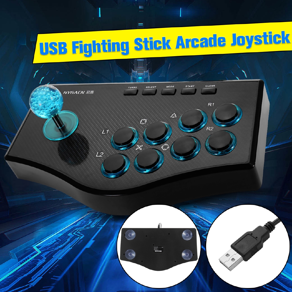 Usb Rocker Game Controller Arcade Joystick Gamepad Fighting Stick For Android Plug And Play