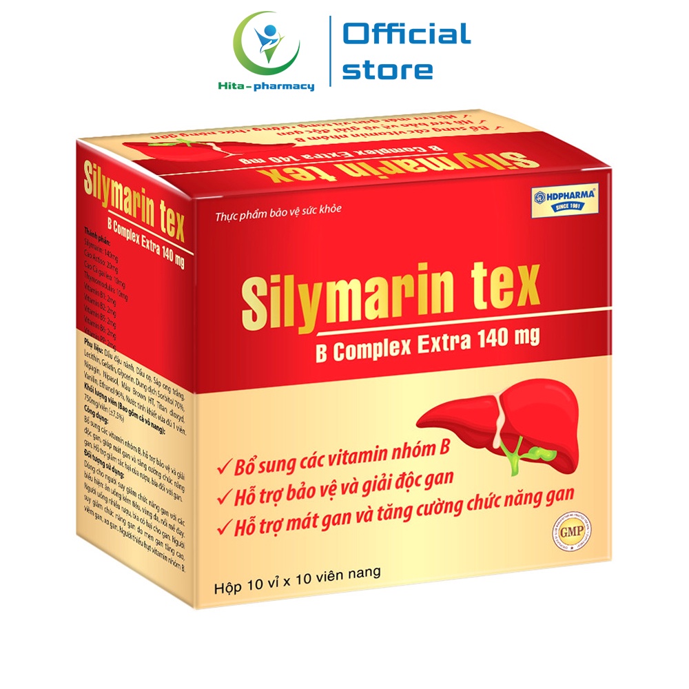 Silymarin Tex HDPHARMA liver tonic pills with Solanum procumbens ...