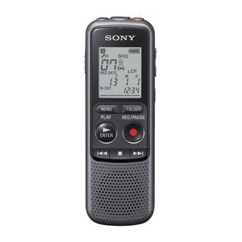 Sony ICD PX240 Digital Voice Recoder, long battery life, 4GB memory ...