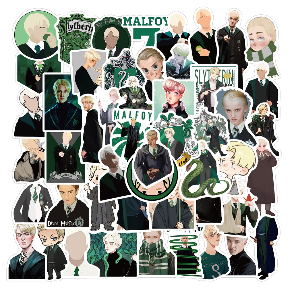 Draco Malfoy Sticker for Children Lucius Malfoy Harry Potter Waterproof ...