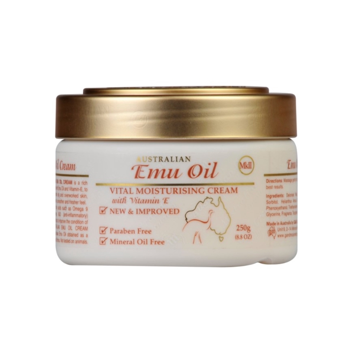 Australian Emu Oil Vital Moisturising Cream with Vitamin E 250g ...
