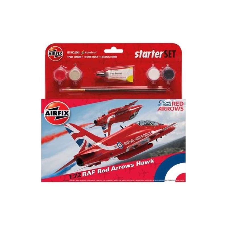 Airfix A02005C RAF Red Arrows Hawk 1:72 Scale Model Kit | Shopee Singapore