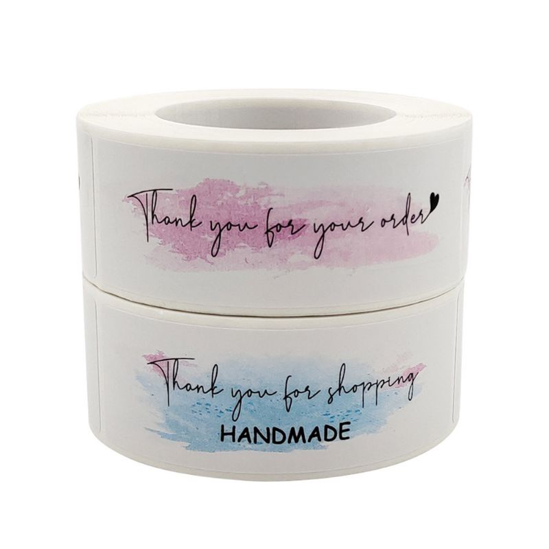 250pcs Thank You Sticker Horizontal Label Sticker | Shopee Singapore