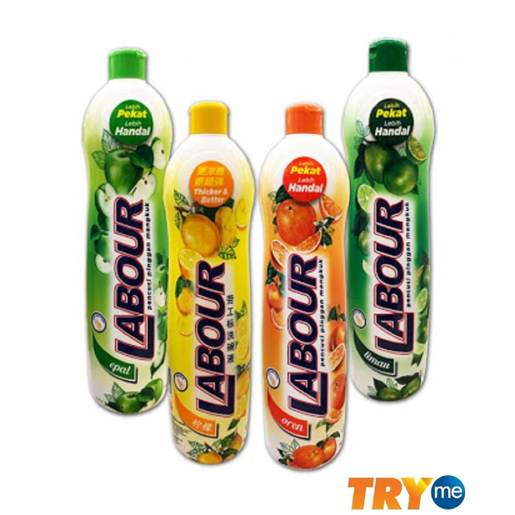 Labour Dishwashing Liquid (900ml) – 4 Variants | Shopee Singapore