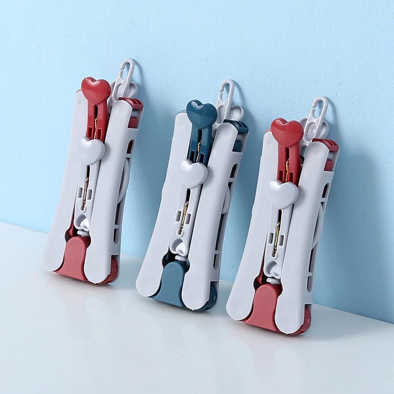 Travel clothes hanger Portable Folding Clothes Hanger Multifunction ...